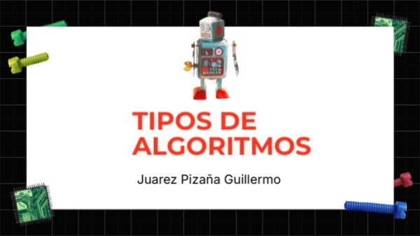 tipos de algoritmos | Genially