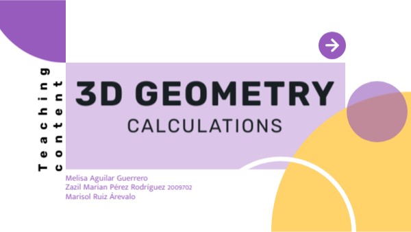 3d geometry | Genially