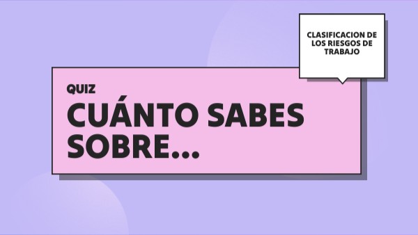 cuánto sabes sobre... | Genially