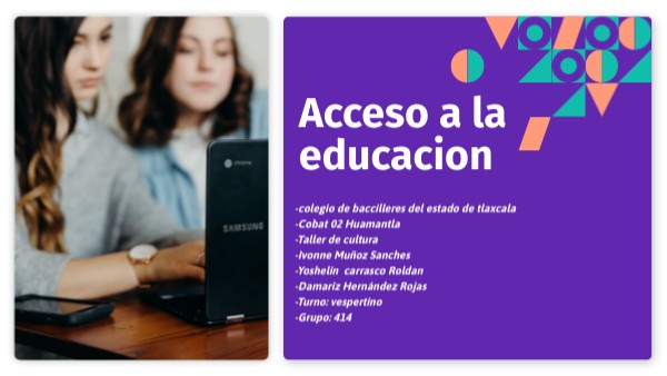Acceso a la educacion | Genially