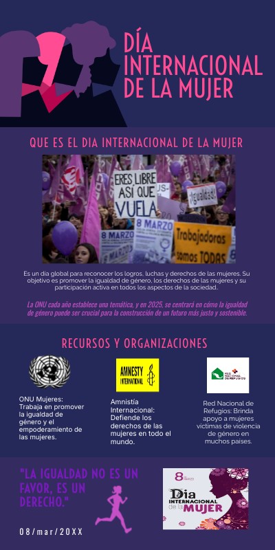 DÍA INTERNACIONAL DE LA MUJER | Genially
