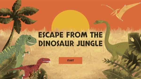 Escape from the dinosaur jungle | Genially