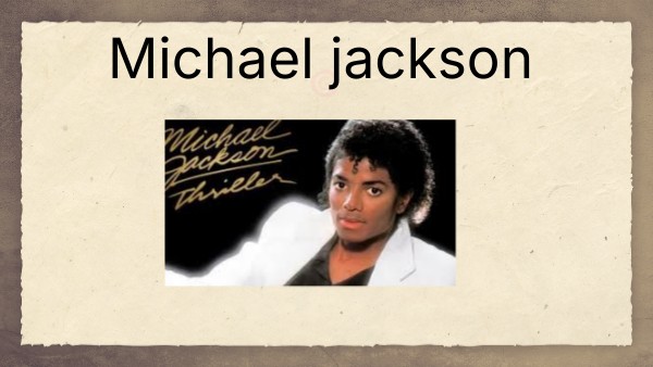 Michael jackson | Genially