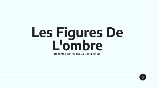 Les Figures De L'ombre | Genially