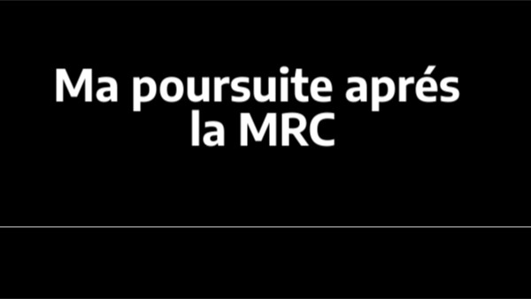 Ma poursuite aprés la MRC | Genially