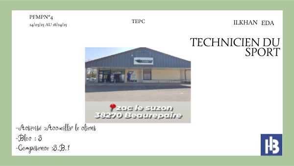 TECHNICIEN DU SPORT | Genially