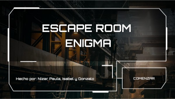 Escape room enigma | Genially