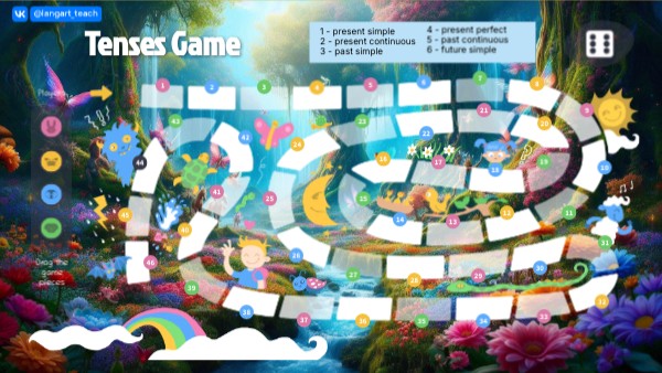 Tenses Game | Genially