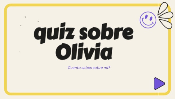 quiz sobre Olivia | Genially