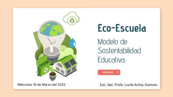 Eco-Escuela | Genially
