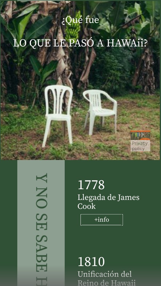 LO QUE LE PASÓ A HAWAii | Genially