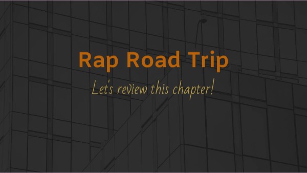 Rap Road Trip | Genially