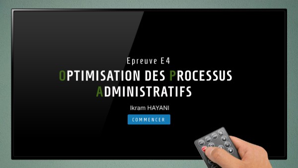 O ptimisation des p rocessus a dministratifs | Genially