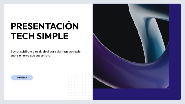 Presentación Tech Simple | Genially