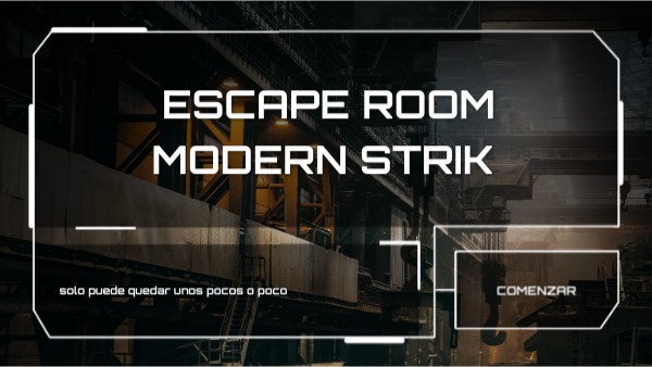 scape room modern strik | Genially