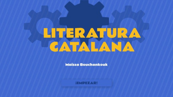 Literatura Catalana | Genially