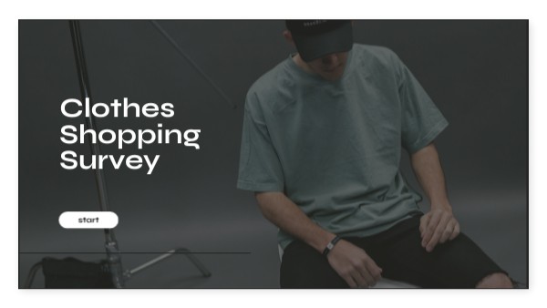 Clothes shopping survey | Genially