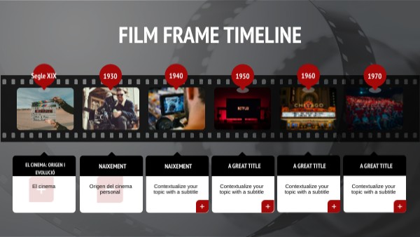 Film Frame Timeline | Genially