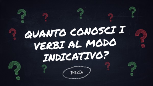 I verbi al modo indicativo | Genially