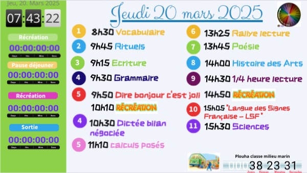 Jeudi 20 mars 2025 | Genially