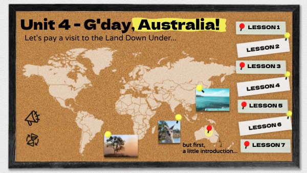 Unit 4 - G'day, Australia! | Genially