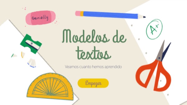 Modelos de textos | Genially