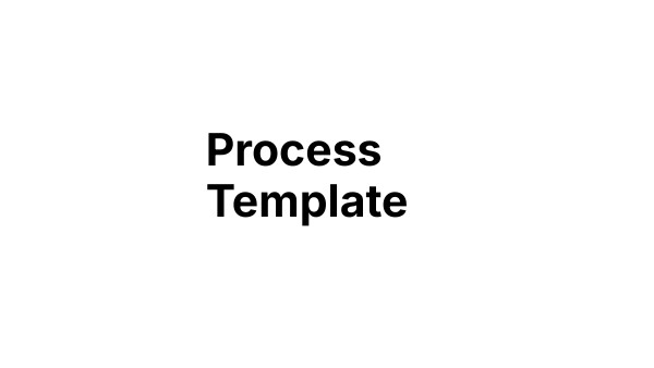 Process Template | Genially