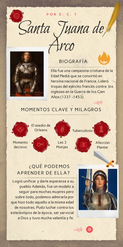 Santa Juana de Arco | Genially