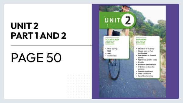 Unit 2 part 1 and 2 | Genially