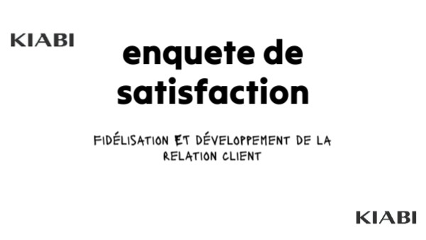 enquete de satisfaction | Genially