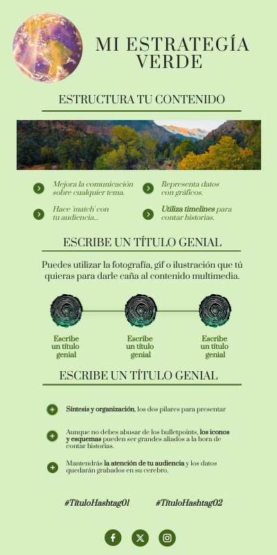 Mi estrategía verde | Genially