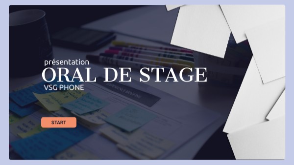 ORAL DE STAGE | Genially