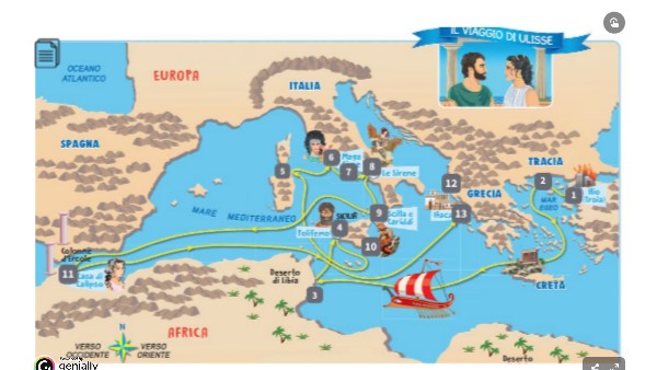 Il viaggio di Odisseo | Genially