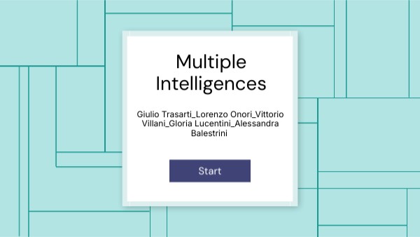 Multiple Intelligences | Genially