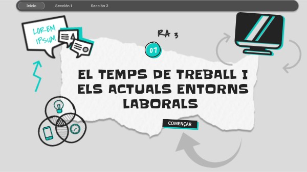 El temps de treball i els actuals entorns laborals | Genially