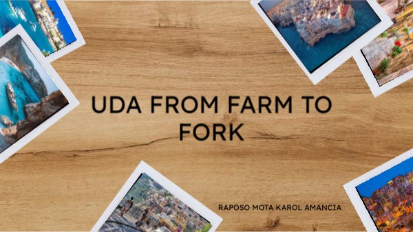 uda from farm to fork | Genially