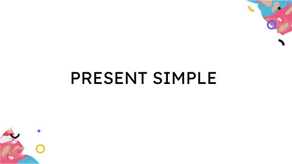 Present simple | Genially