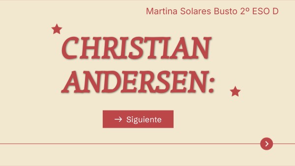 CHRISTIAN ANDERSEN: | Genially