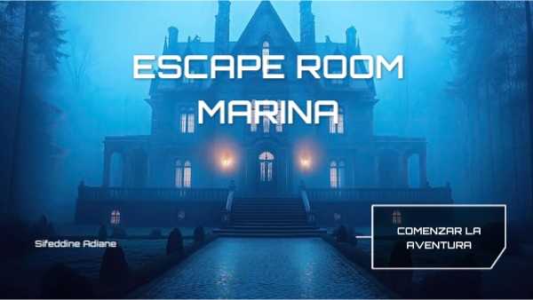 ESCAPE ROOM MARINA | Genially