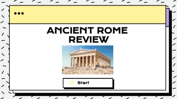 Ancient Rome Review | Genially