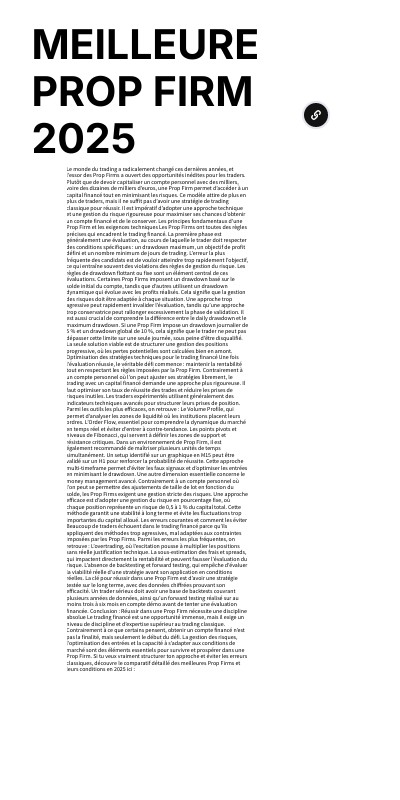 MEILLEURE PROP FIRM 2025 | Genially