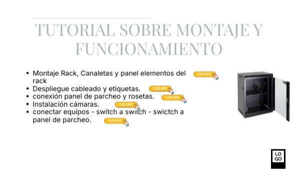TUTORIAL SOBRE MONTAJE Y FUNCIONAMIENTO | Genially