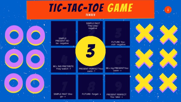 TENSES TIC TAC TOE | Genially