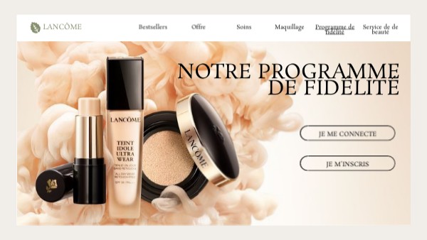 notre programme de fidélité | Genially