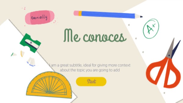 Me conoces | Genially