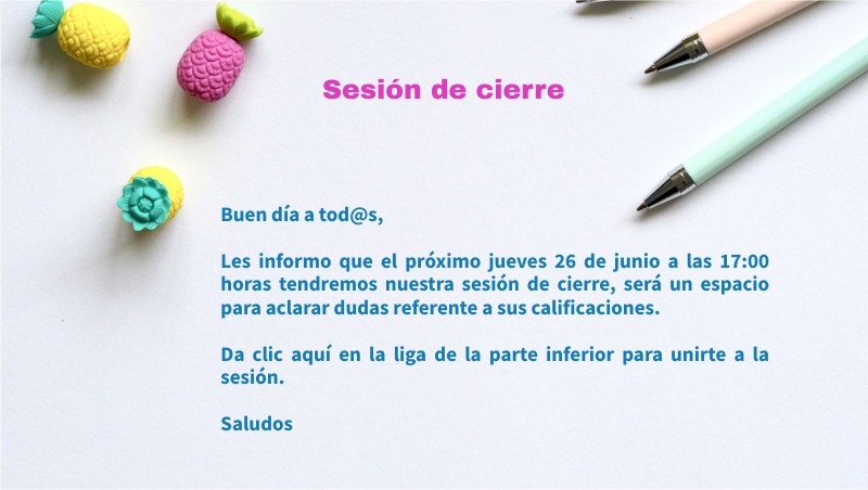 Sesión de cierre | Genially