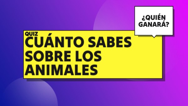cuánto sabes sobre los animales | Genially