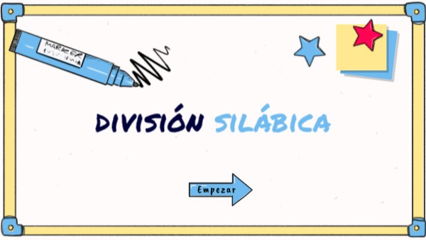 división silábica | Genially