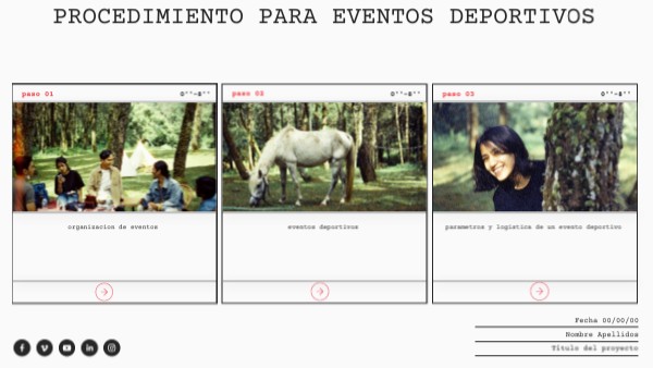 procedimiento para eventos deportivos | Genially
