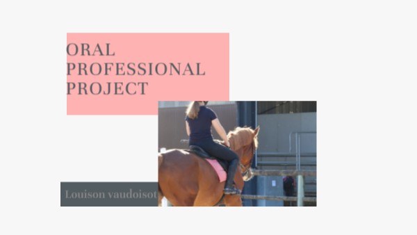oral professional project | Genially